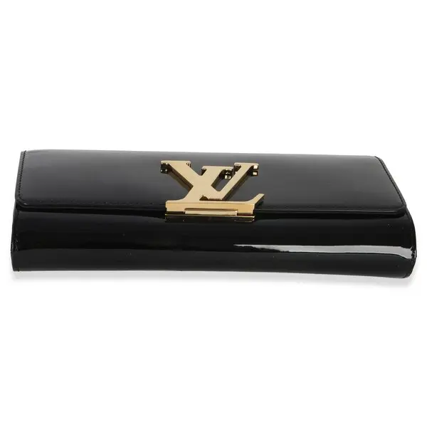 LOUIS VUITTON Patent Louise Clutch