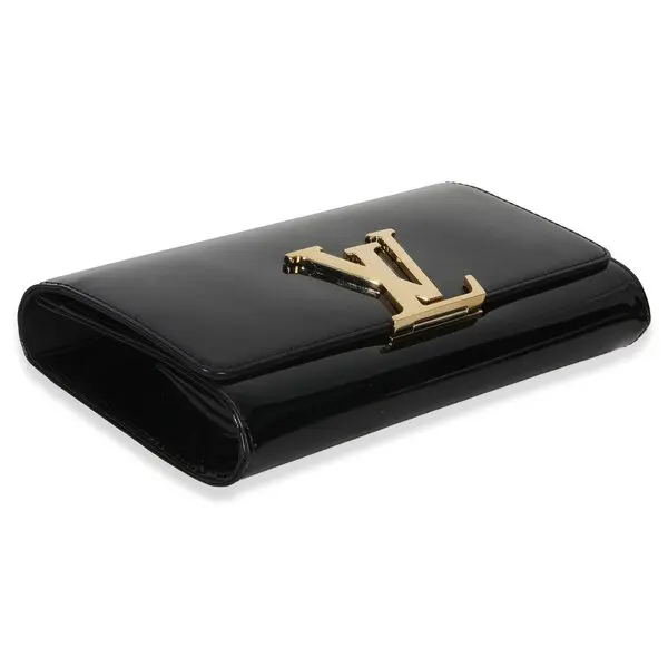 LOUIS VUITTON Patent Louise Clutch