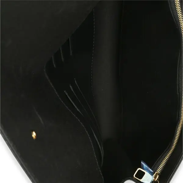 LOUIS VUITTON Patent Louise Clutch