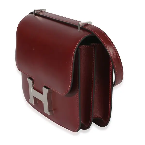 Hermès Rouge H Box Constance 18 Phw - Red