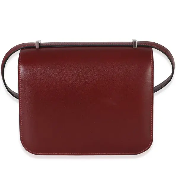 Hermès Rouge H Box Constance 18 Phw - Red