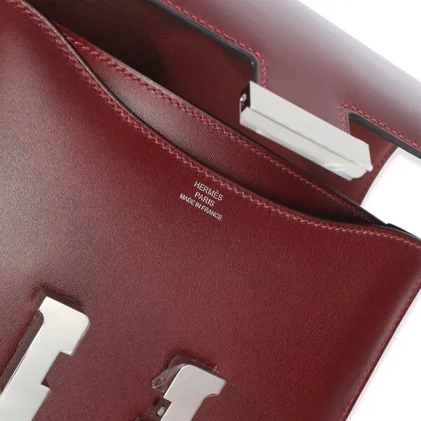 Hermès Rouge H Box Constance 18 Phw - Red