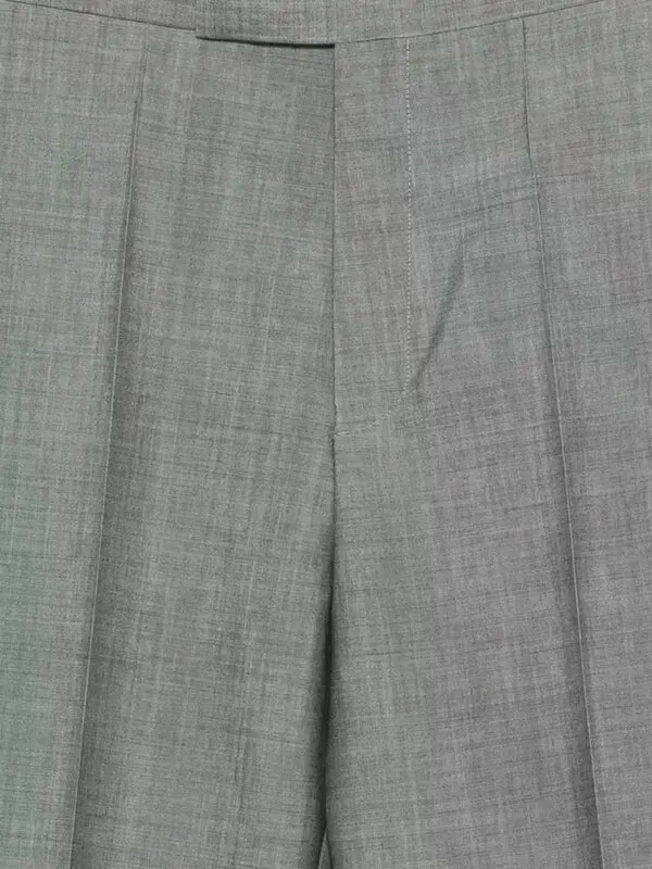 SAPIO Pressed-crease Mohair Trousers