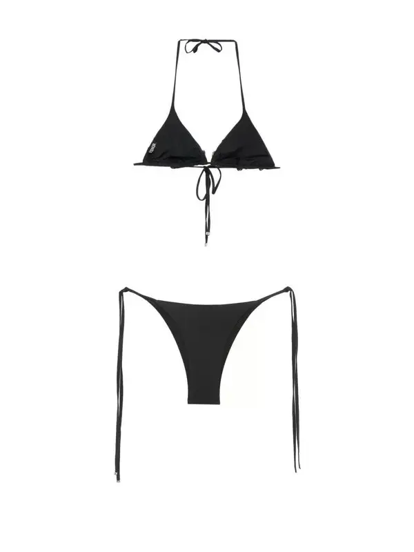 VENUJA Crystal-embellished Lattice Bikini
