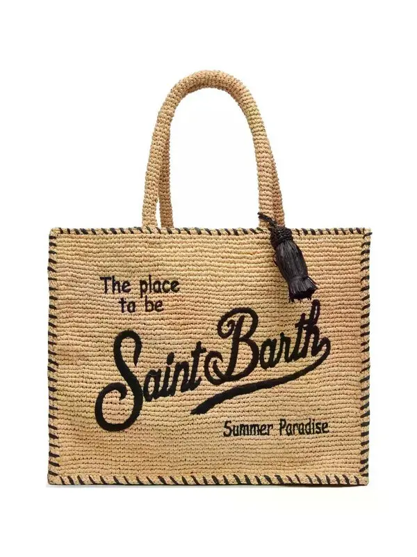 MC2 SAINT BARTH Woven Tote Bag