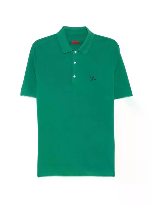 Isaia Logo-embroidered Polo Shirt
