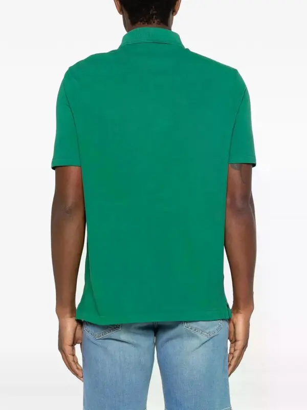 Isaia Logo-embroidered Polo Shirt