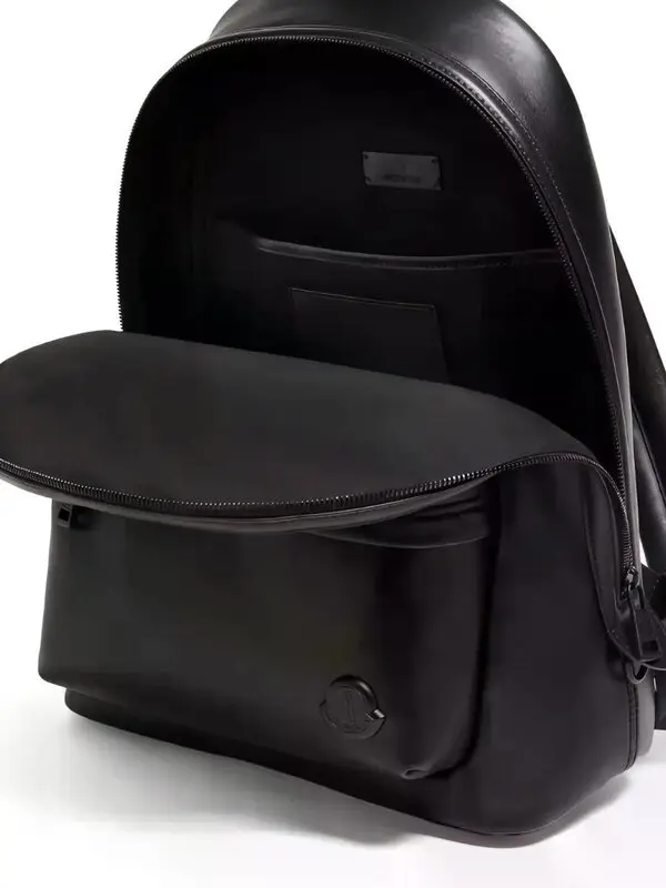 Moncler Leather Carlo Backpack - Black