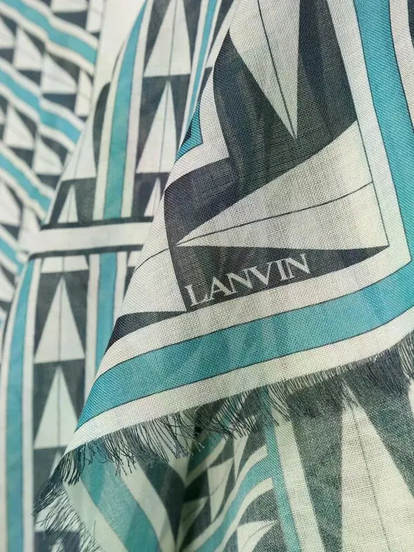 LANVIN Geometric-print Scarf