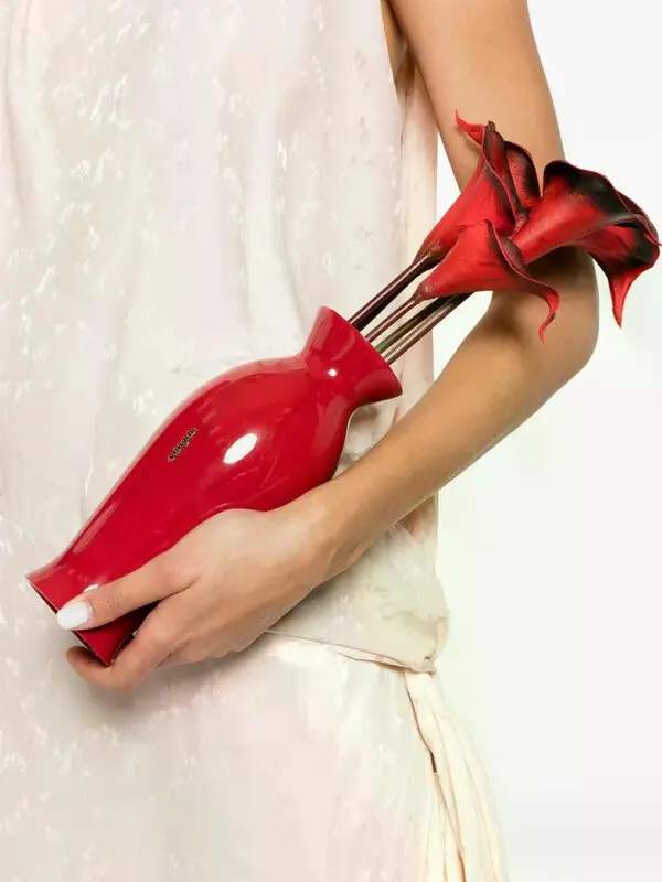 Cult Gaia Florence Clutch Bag - Red