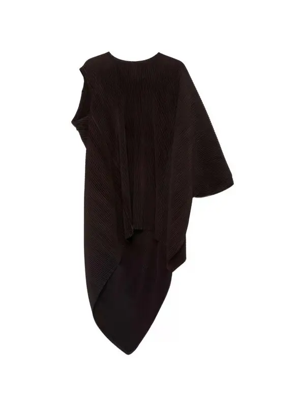 Issey Miyake Pleated Asymmetric Top
