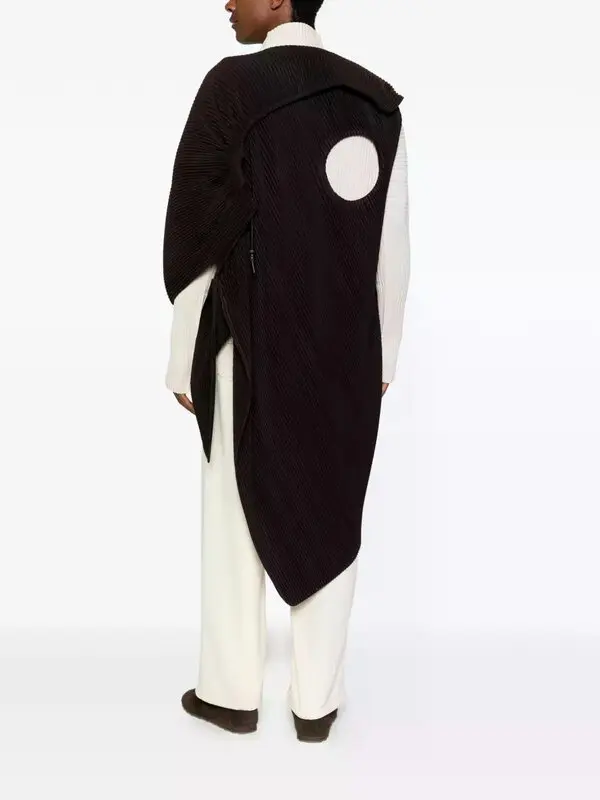Issey Miyake Pleated Asymmetric Top