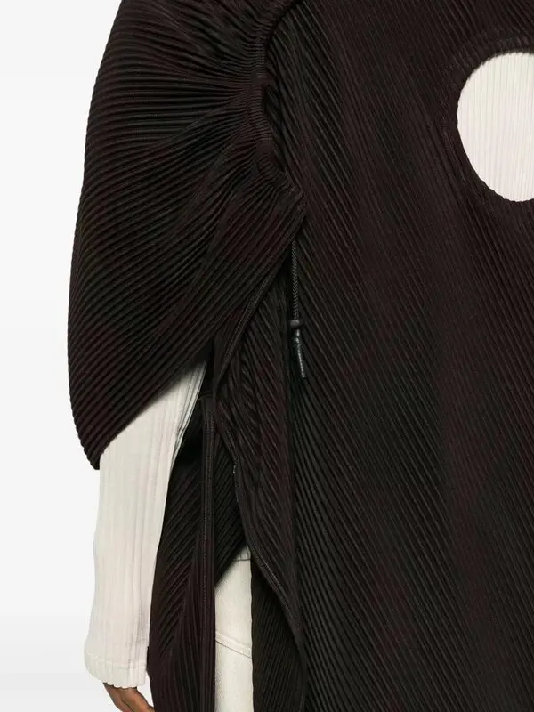 Issey Miyake Pleated Asymmetric Top