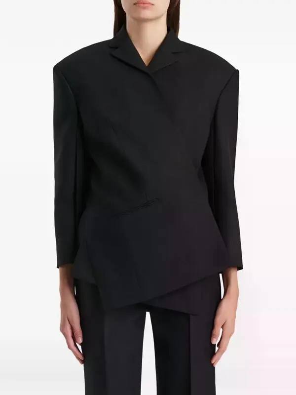 Khaite Wrap Blazer Jacket