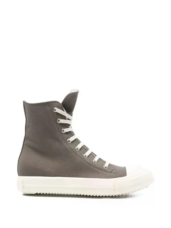 Rick Owens Geobasket High Top Sneakers - Grey