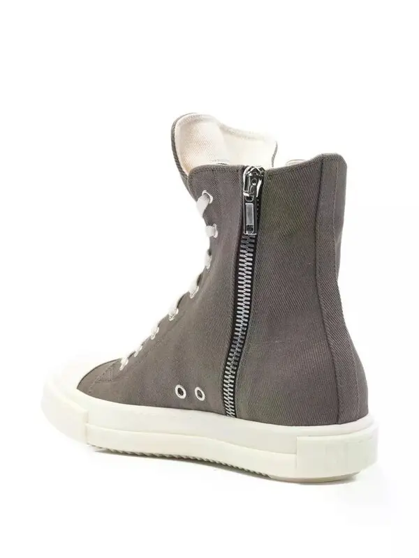 Rick Owens Geobasket High Top Sneakers - Grey