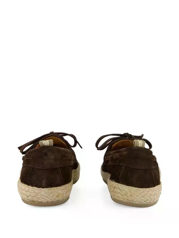 Officine Creative Bowline 005 Suede Espadrilles - Brown