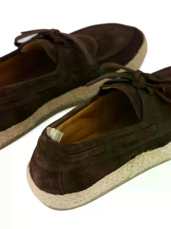 Officine Creative Bowline 005 Suede Espadrilles - Brown