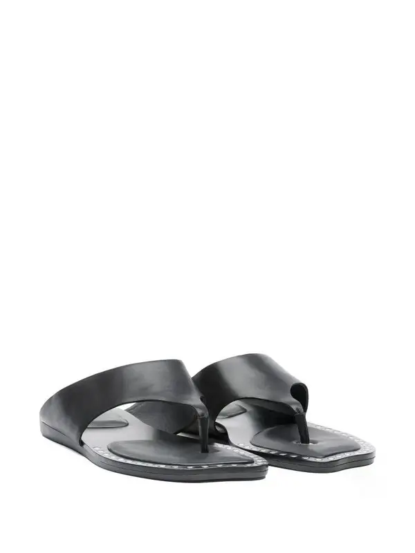 Ash Genius Leather Sandals - Black