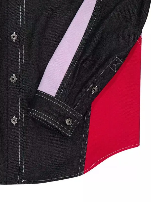 Off-White Colour-block Denim Shirt