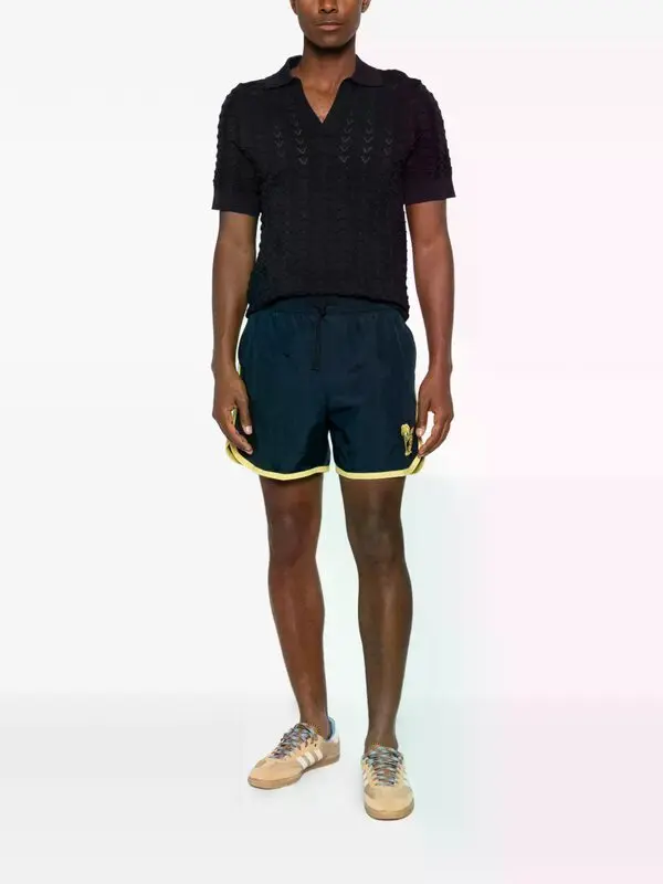 Drole De Monsieur Embroidered Shorts
