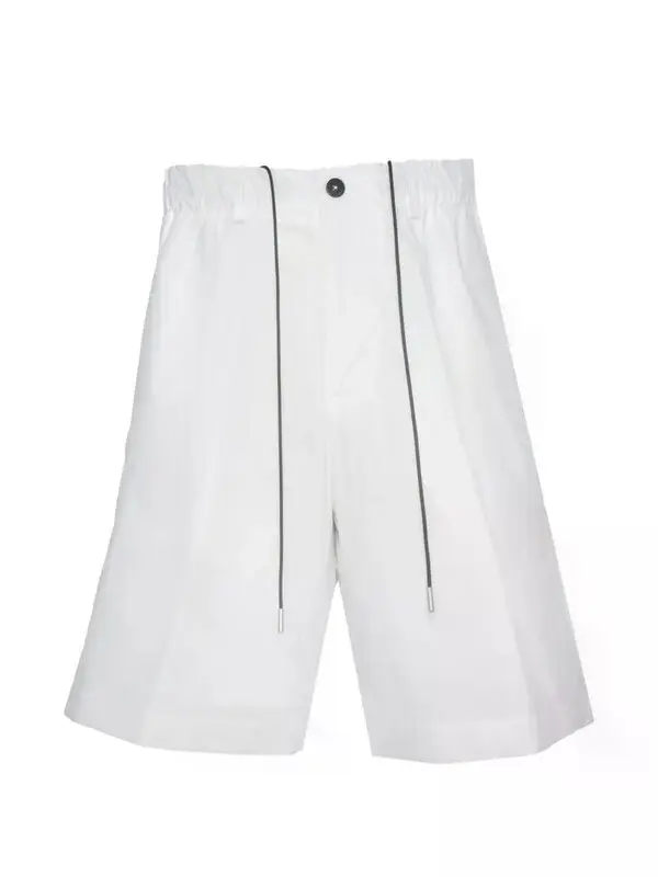 LOW BRAND Drawstring-waist Flap-pocket Shorts