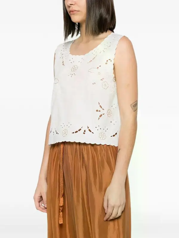 FORTE_FORTE Broderie-anglaise Blouse