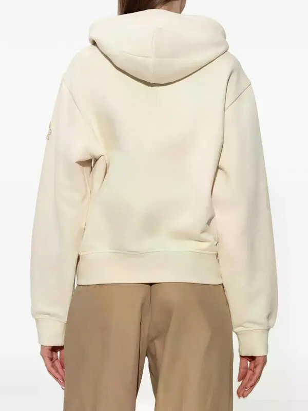 Moncler Plant-patterned Cotton Hoodie