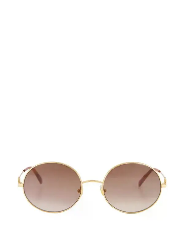 Valentino Garavani Round-frame Sunglasses - Gold