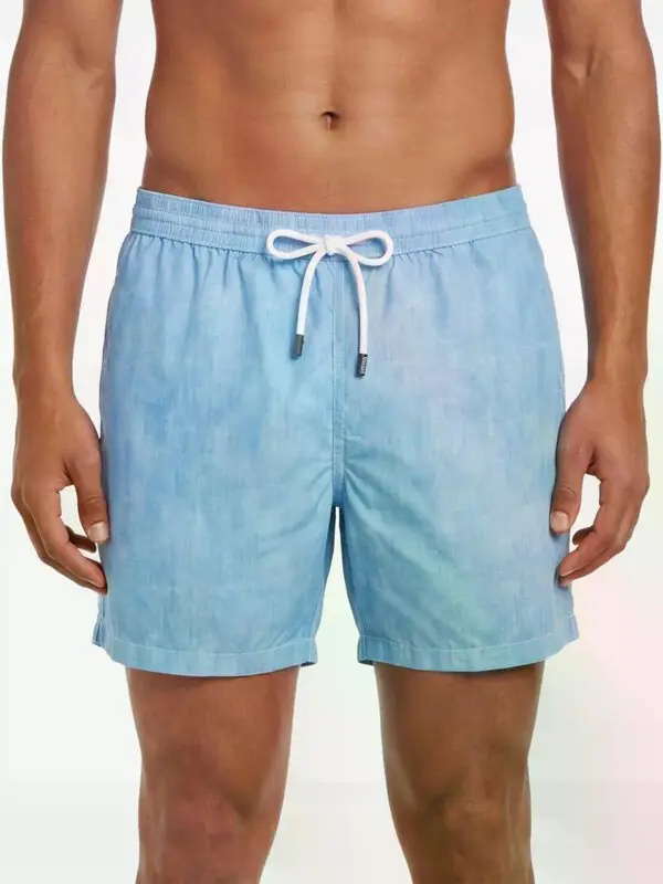 BARBA NAPOLI Floral-print Drawstring Swim Shorts