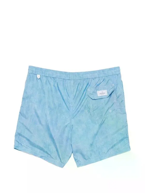 BARBA NAPOLI Floral-print Drawstring Swim Shorts