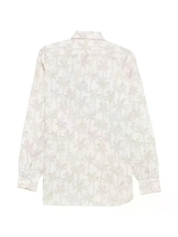 BARBA NAPOLI Palm Tree-print Shirt