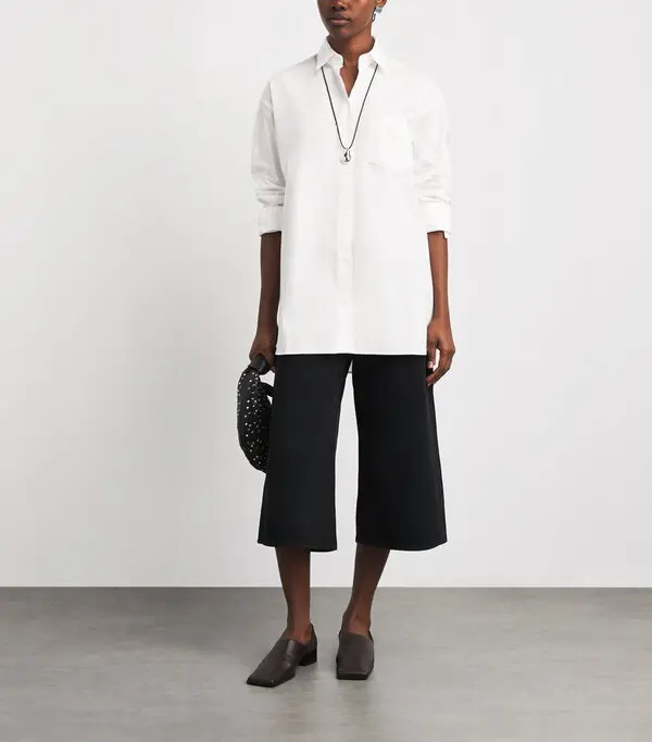 AGOLDE X Maria Mcmanus Organic Cotton Poplin Shirt - White