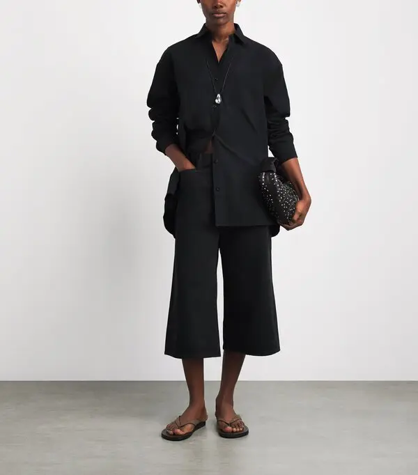 AGOLDE X Maria Mcmanus Organic Cotton Poplin Shirt - Black