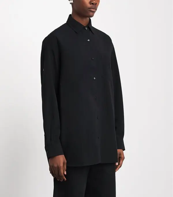 AGOLDE X Maria Mcmanus Organic Cotton Poplin Shirt - Black
