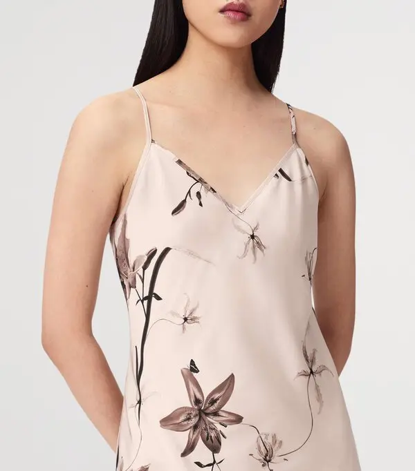ALLSAINTS Hera 2-in-1 Midi Dress