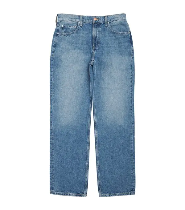 Paige Doheny Relaxed Straight Jeans - Blue