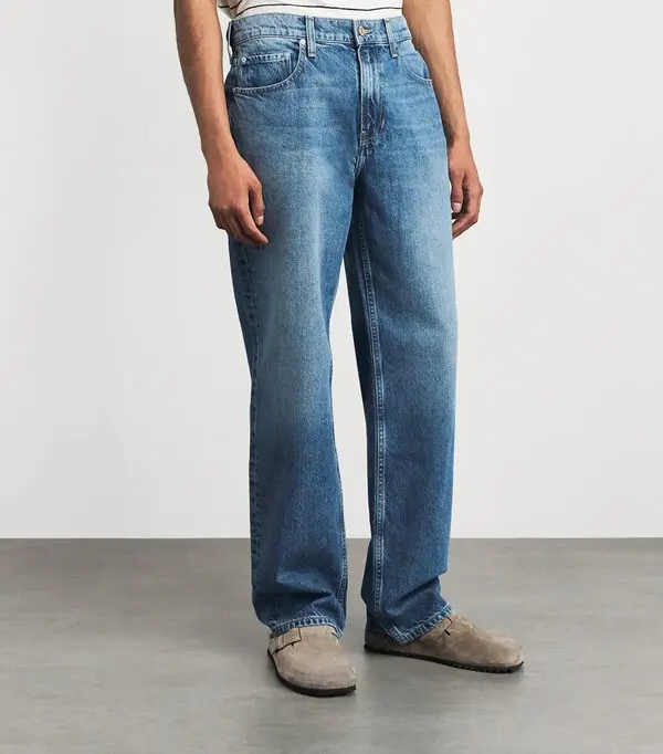 Paige Doheny Relaxed Straight Jeans - Blue