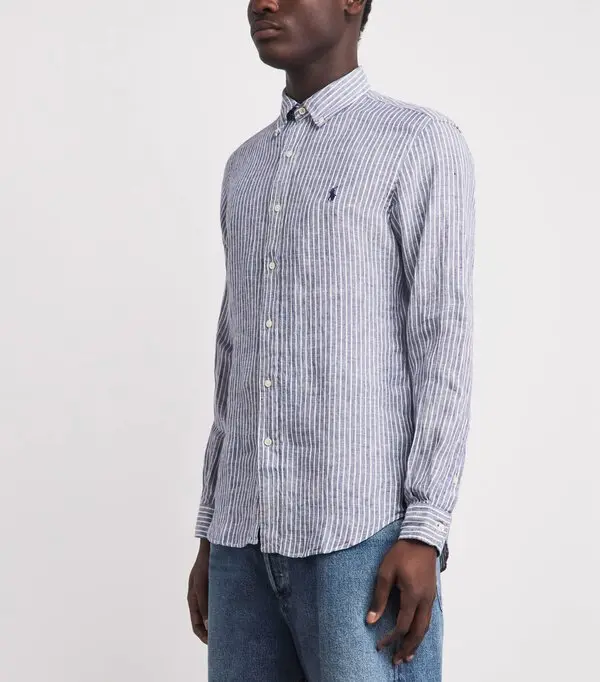 Polo Ralph Lauren Linen Custom-fit Stripe Shirt