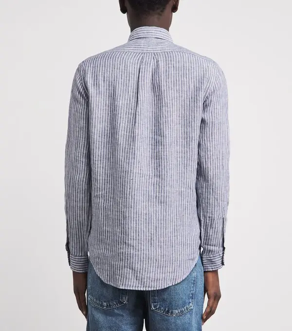 Polo Ralph Lauren Linen Custom-fit Stripe Shirt