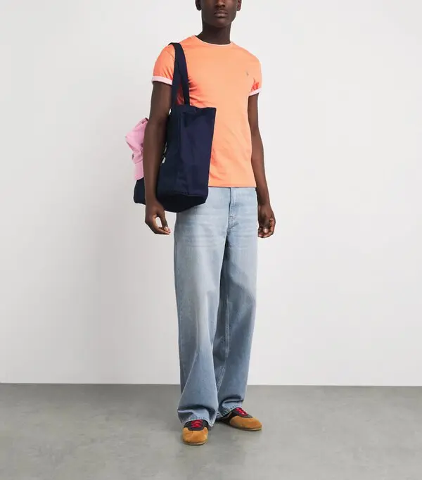 Polo Ralph Lauren Cotton Custom Slim-fit T-shirt - Orange