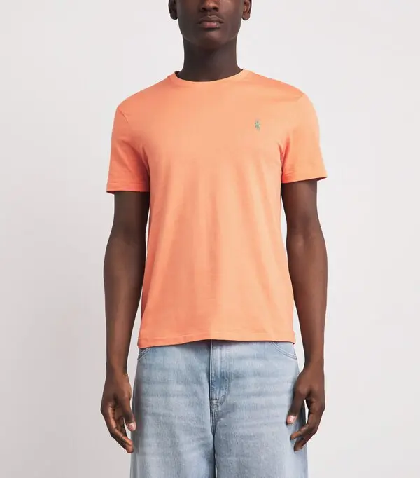 Polo Ralph Lauren Cotton Custom Slim-fit T-shirt - Orange