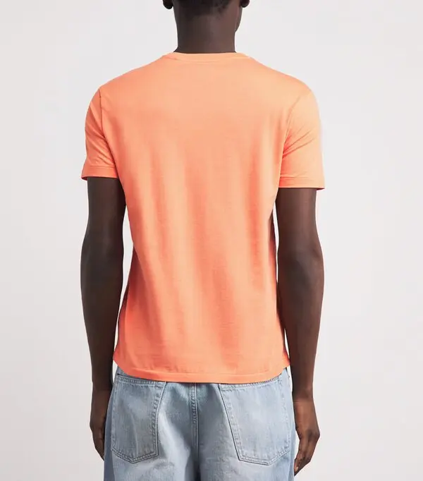 Polo Ralph Lauren Cotton Custom Slim-fit T-shirt - Orange