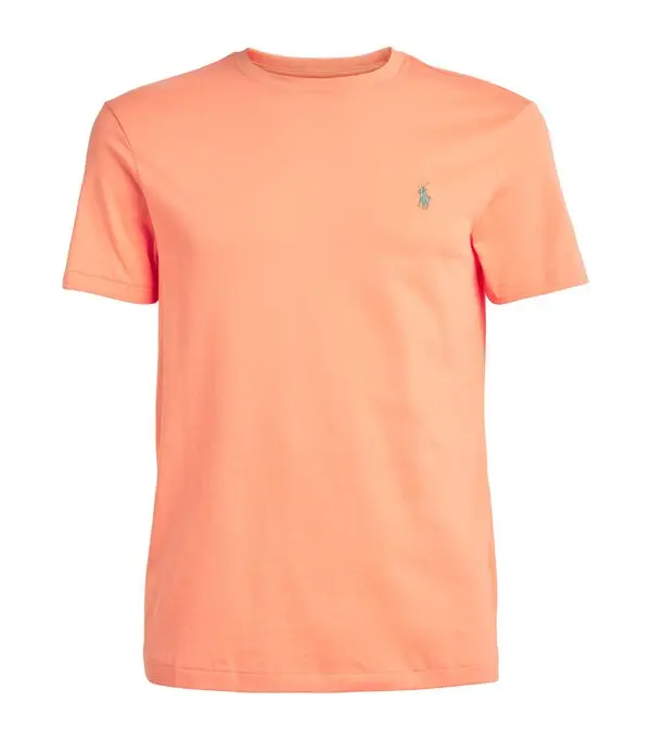 Polo Ralph Lauren Cotton Custom Slim-fit T-shirt - Orange