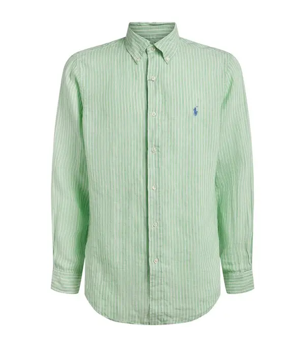 Polo Ralph Lauren Linen Custom-fit Stripe Shirt