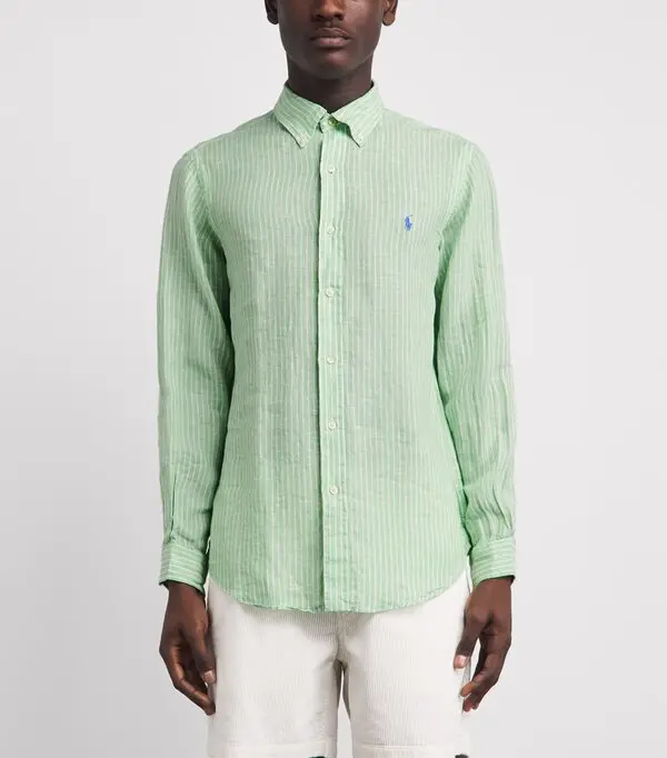 Polo Ralph Lauren Linen Custom-fit Stripe Shirt