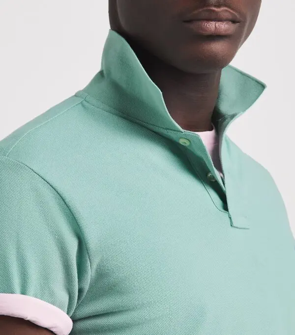 Polo Ralph Lauren Cotton Mesh Slim-fit Polo Shirt - Green