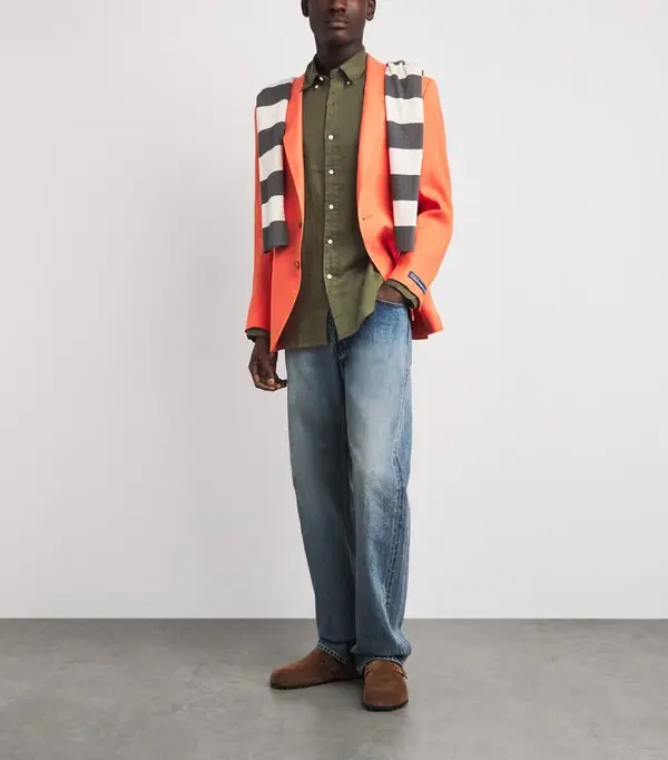 Polo Ralph Lauren Linen Custom-fit Shirt - Green