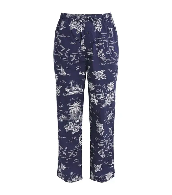 Polo Ralph Lauren Cotton Polo Bear Pyjama Trousers - Navy