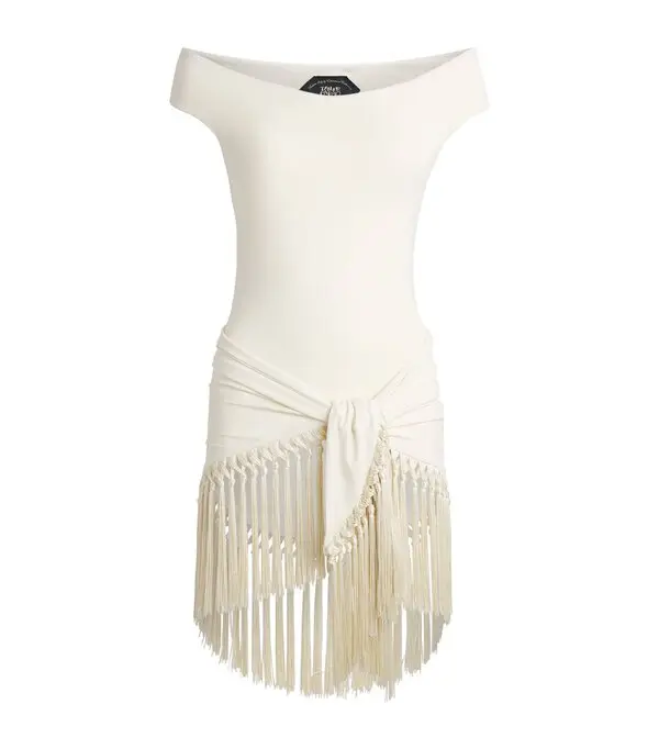TALLER MARMO Pareo-detail Romy Swimsuit - Ivory